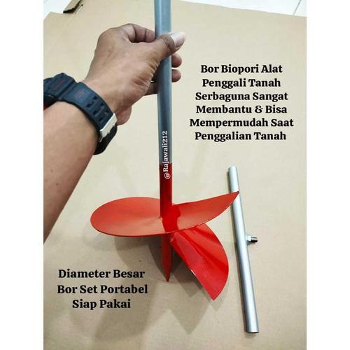 Jual Bor / Biopori Bor Tanah Manual Diameter Besar 20Cm /Bor Pembuatan ...