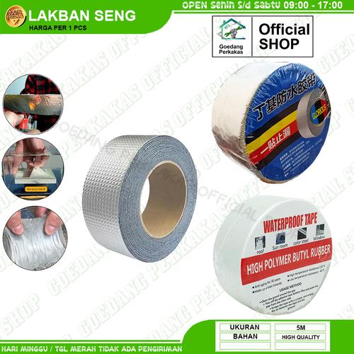 Jual Lem Seng Anti Bocor 5M / Lem Talang / Lem Genteng Asbes Waterproof ...