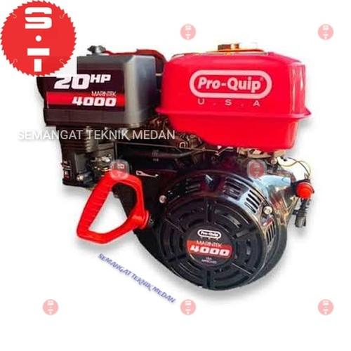 Jual MESIN ENGINE KAPAL 4 TAK BENSIN 20HP PROQUIP PRO-QUIP MARINTEK ...