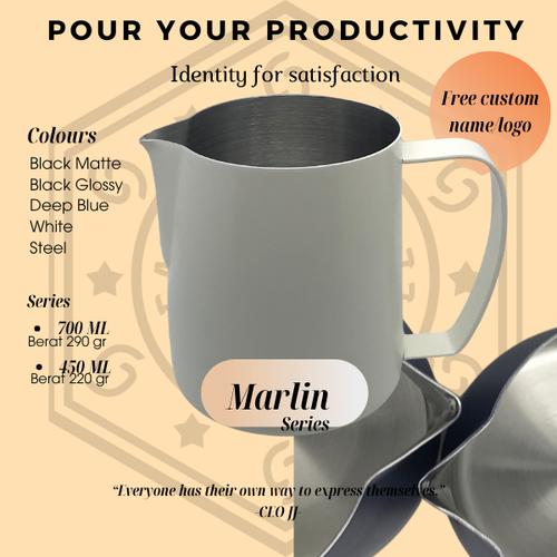 Promo JJ GEAR Milk jug 450 ml bisa custom nama dan gambar - Biru - Kab ...