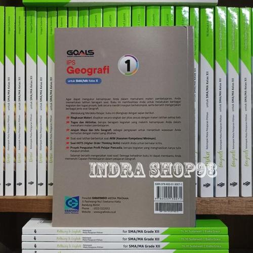 Jual INSTAN BUKU GOALS IPS GEOGRAFI KELAS 1 / X SMA GRAFINDO KURIKULUM ...