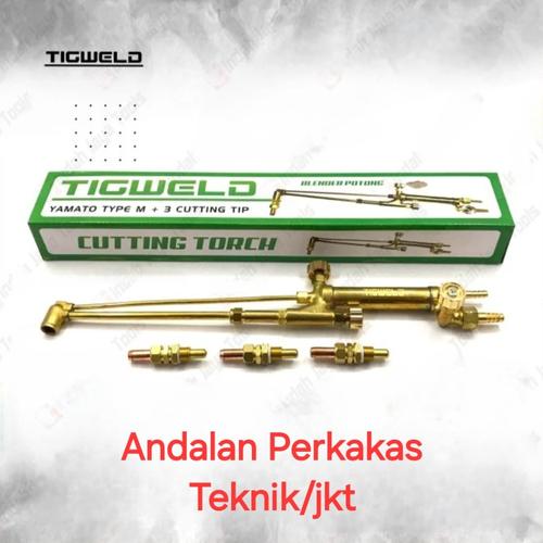Jual TIGWELD Cutting torch type M/Stang las blander las potong LPG ...
