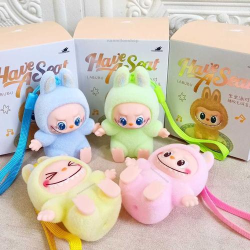 Jual The monster labubu Have a seat labubu duduk blind box boneka ...