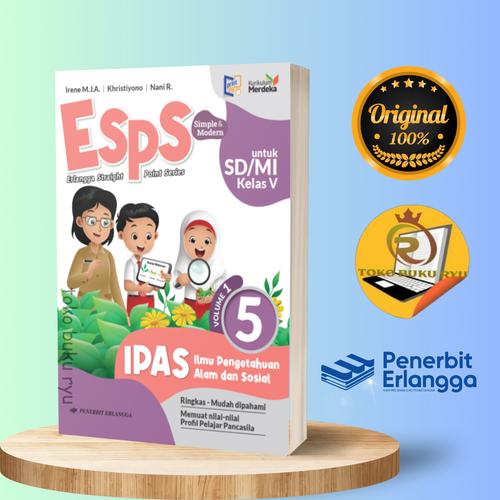 Jual BUKU ESPS IPAS Kelas 5 SD volume 1 Kurikulum Merdeka Erlangga - Jakarta Pusat - tokobuku ...