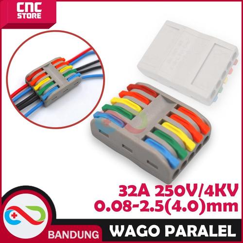 Jual TERMINAL PARALEL 5 LINE SAMBUNGAN JALUR KABEL KONEKTOR CONNECTOR ...
