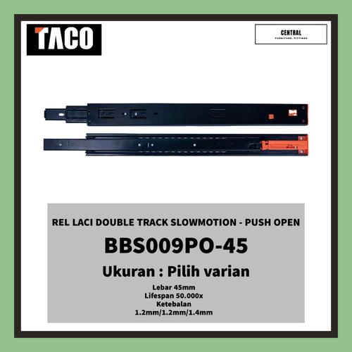 Jual Rel Laci TACO Double Track Slowmotion Push Open Full Extension ...