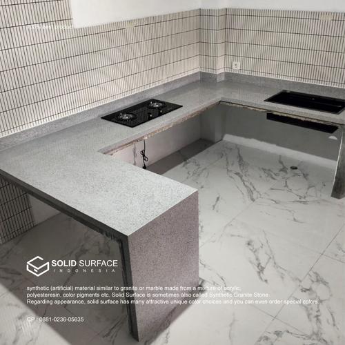 Jual Top table solid surface motif custom - Kab. Tangerang - Solid surface indonesia | Tokopedia