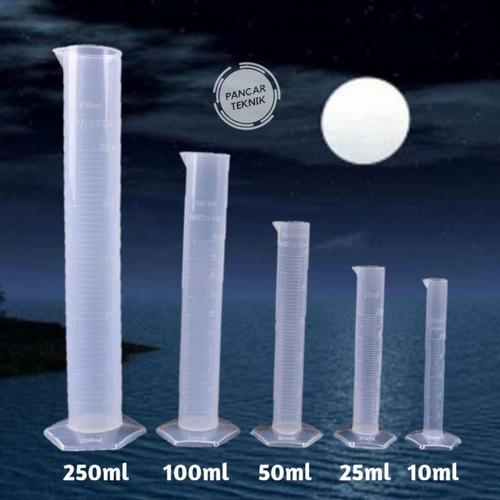Jual Ready Tabung Ukur Tabung Lab Gelas Takar Plastik 50Ml | Original ...
