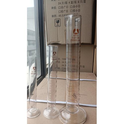 Jual GELAS UKUR KACA 100 ML LABORATORIUM MEASURING CYLINDER GLASS AMBER ...