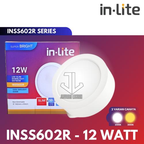 Jual IN-LITE LAMPU DL PANEL OUTBOW INSS602R LAMPU INLITE OB BULAT ...