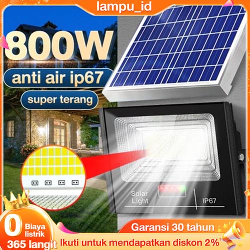 Jual 【Garansi 10 tahun】Lampu tenaga matahari Lampu LED Tenaga Surya Ready Stock 800 Watt outdoor ...