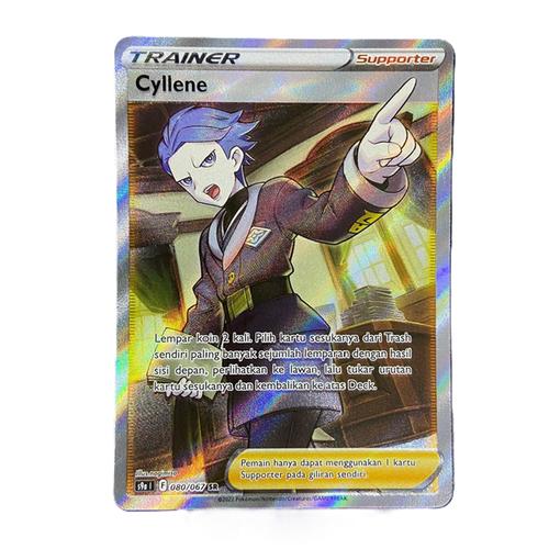 Jual Pokemon Single Card Indonesia Cyllene Trainer SR 080/067 S9A ...