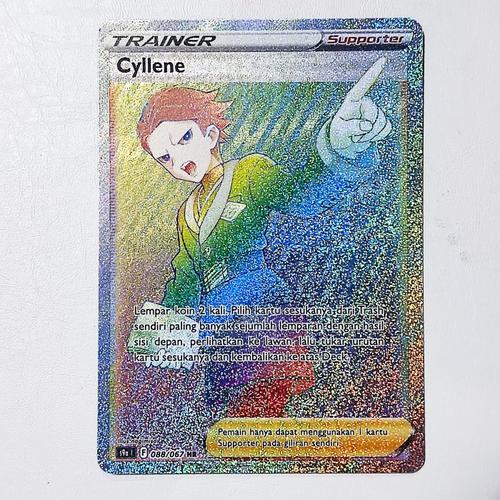 Jual Pokemon Single Card Indonesia Cyllene Trainer HR 088/067 S9A ...