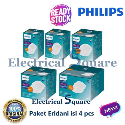 Jual (PAKET ISI 4 LAMPU) PHILIPS Downlight LED Eridani Multipack 3,5 7 ...