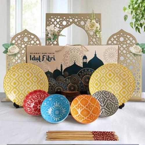 Jual HAMPERS LEBARAN EID Mangkok Set Keramik Souvenir Gift Ramadhan ...