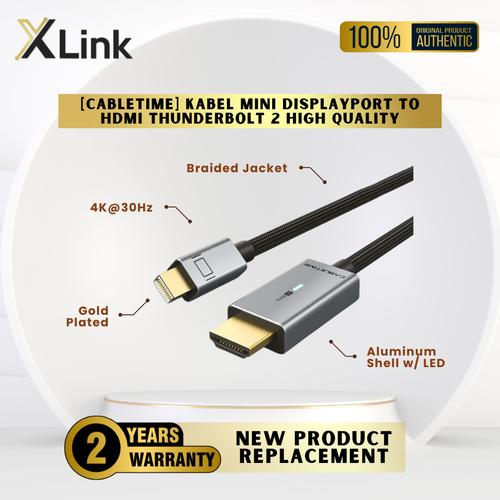 Jual Kabel Mini DisplayPort DP to HDMI 4K UHD Thundebolt 2 Cabletime ...