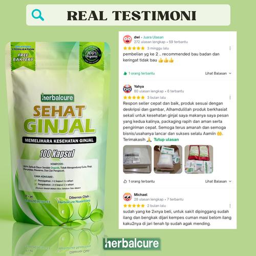 Jual Sehat Ginjal Herbalcure Atasi urine Berbuih & Kencing Berbau ...