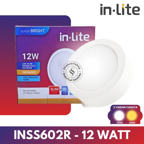 Jual IN-LITE DOWNLIGHT PANEL OUTBOW INSS602R LAMPU INLITE OB TEMPEL ...