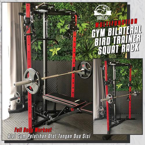 Jual Isofit.id Multifunction Gym Bilateral Bird Trainer Squat Rack ...