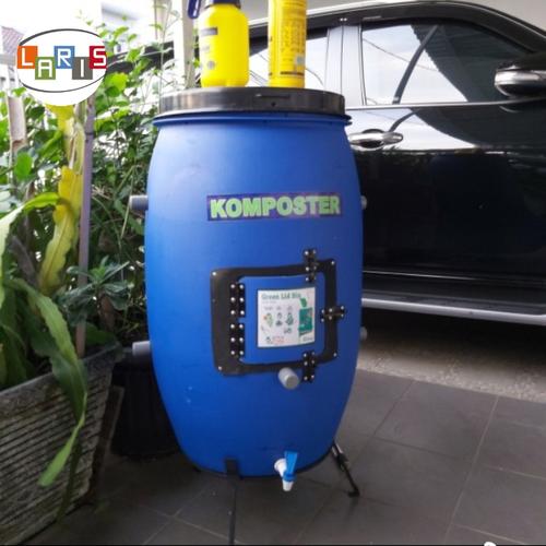 Jual tong komposter 120 liter/tong plastik/drum plastik/tong pengurai ...