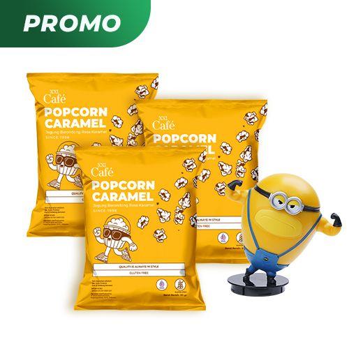 Jual 3 Popcorn Caramel Pack + Merchandise - Minion Cup Mel - Jakarta ...