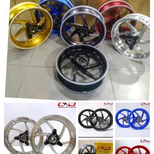 Jual VELG RECING DND DELKEVIC TIPE SIX STAR NMAX 155 OLD/NEW UK 300/350 ...