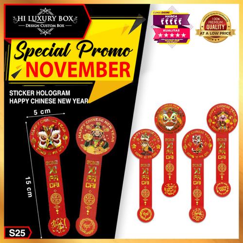 Jual Sticker|Sticker Hologram|Sticker Imlek|Sticker Chinese New Year ...