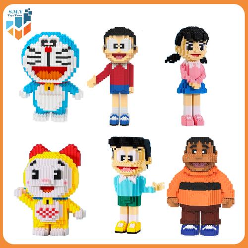 Jual SMY Nano Blocks MEDIUM DORAEMON SERIES 3D Model, Karakter Animasi ...