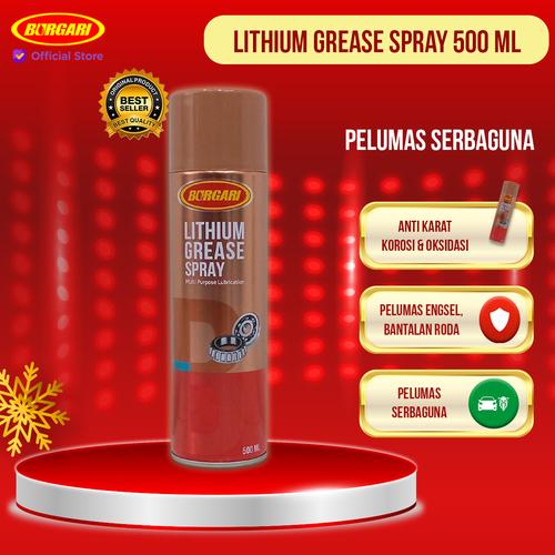 Jual Burgari Lithium Grease Spray - Pelumas Engsel/Pelumas Bantalan ...