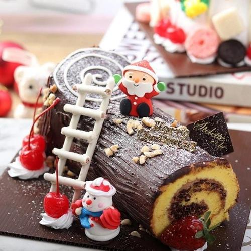 Jual Christmas Log Cake/Natal/Hampers/Christmas/Natal 2024 - Lapis ...