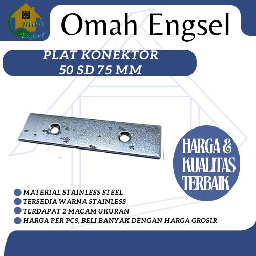 Jual Plat konektor 50 sd 75 mm tebal 2mm A.P01 Plat sambungan bracket ...
