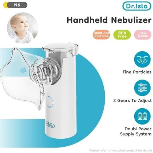 Jual IOS- Dr.isla Nebulizer Portable Mesh Alat Uap Bantu Pernafasan ...