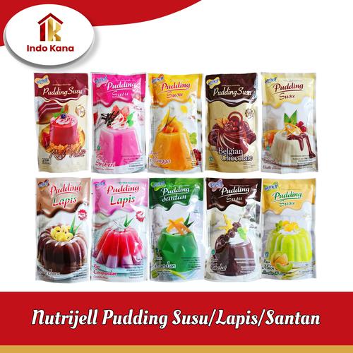Jual NUTRIJELL Puding Susu/Lapis/Santan Pudding Bubuk - Red Velvet ...