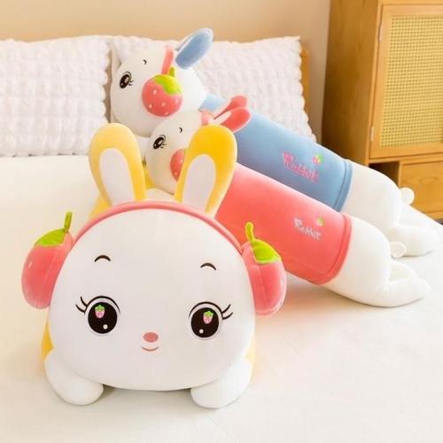 Jual Guling Boneka Rabbit Bunny Pakai Bando Strawberry Kelinci Ukuran ...