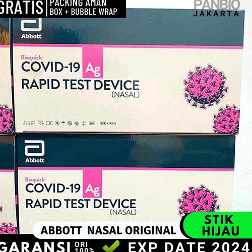 Jual ABBOTT BIOQUICK NASAL DAN NASO BIOQUICK ANTIGEN 1 BOX ISI 25set ...