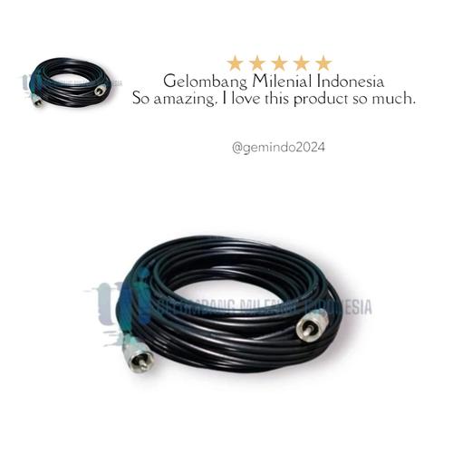 Jual KABEL ANTENA RADIO RIG RG58 PANJANG 25 METER KONEKTOR PL MALE ...