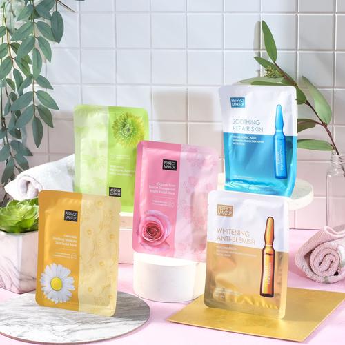 Jual Perfect Make Up Masker Sheet Wajah Moisturizing Natural Plant ...