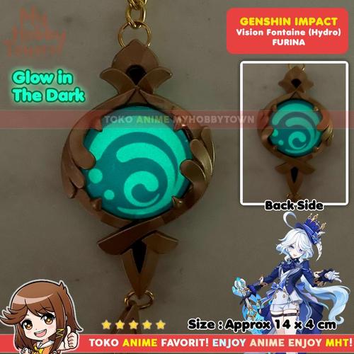 Jual Gantungan Kunci Vision Genshin Impact Furina Fontaine Hydro ...