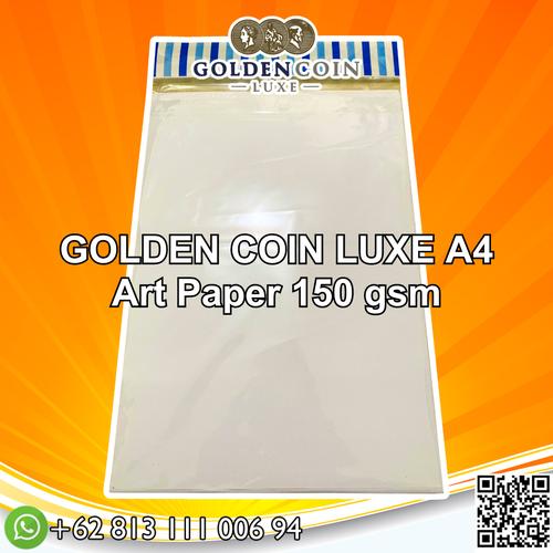 Jual Golden Coin Luxe Kertas Art Paper Carton 150 Gsm F4 Digital Print ...
