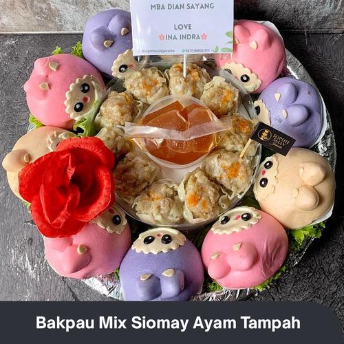 Jual Bakpau Mix Siomay Ayam Tampah - Free Topper dan Card - Ready ...