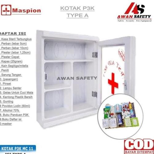 Jual Kotak P3K Lengkap Isi Type A B C Full Set Box First Aid Kit ...