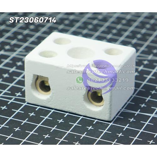 Jual Terminal Block Keramik 15A Terminal Blok Keramik 2 Pole 15A - Kota ...