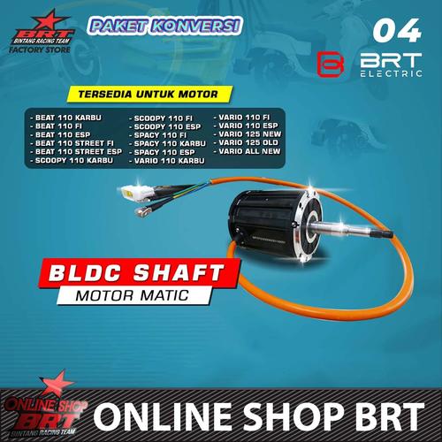 Jual DINAMO BLDC BRT SHAFT 2KW 2000 Watt 72 Volt EV KONVERSI MOTOR ...