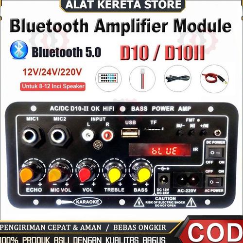 Jual Power Amplifier Bluetooth 400W Siap Pakai Bisa Aki 12v dan Listrik ...