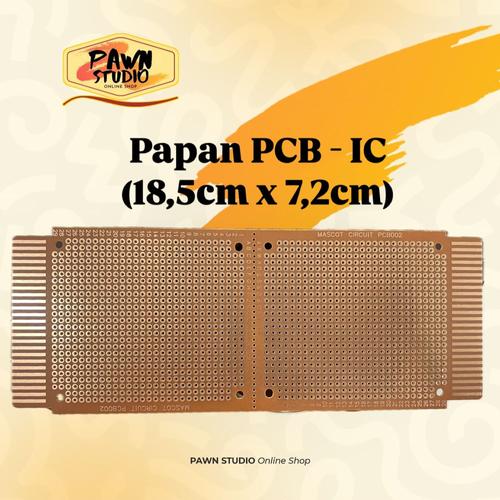 Jual pcb titik ic 18x7 pcb lubang ic pcb bolong ic 18,5x7,2 cm ...