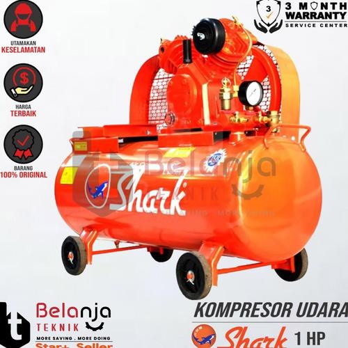 Jual ** Shark Mesin Kompresor Udara 1 Hp Air Compressor 1Hp Body Only ...