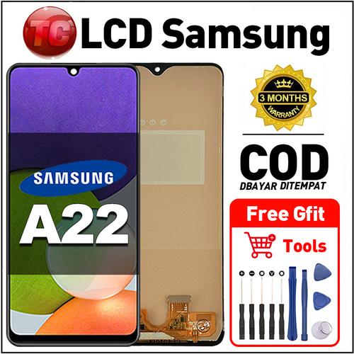 Promo Original Lcd SAMSUNG A22 4G fullset ori asli Layar hp touchscreen ...