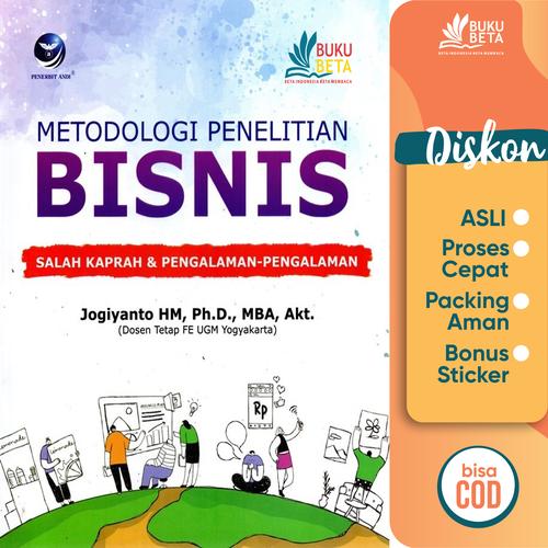 Promo Metodologi Penelitian Bisnis - Jogiyanto - Kab. Sleman - Buku ...