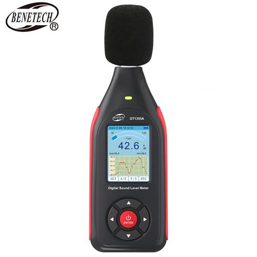 Jual Sound Level Meter Data Logger with Alarm GT1355A Noise Decibel ...