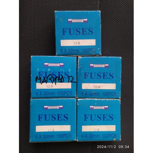 Jual Fuse, Ceramic Fuse 6x32mm 250V F6A, F7A, F8A, F10A, F12A,F15A ...